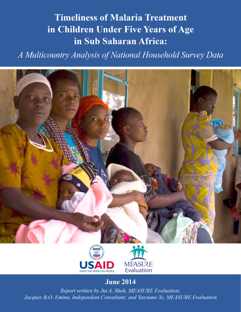 Timeliness of Malaria Treatment in Children Under Five Years of Age in ...